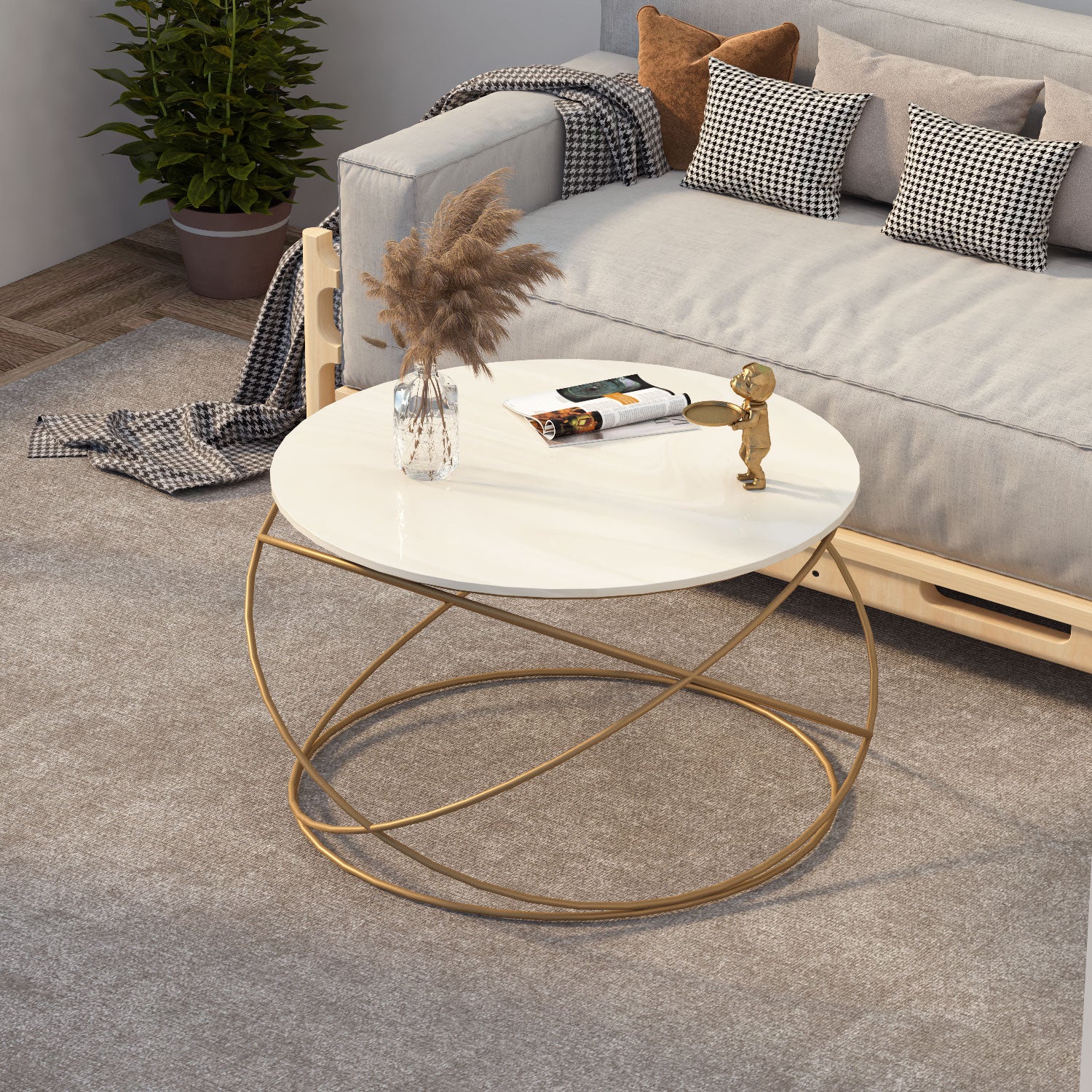 Cullen Coffee Table - Corian – Mohh